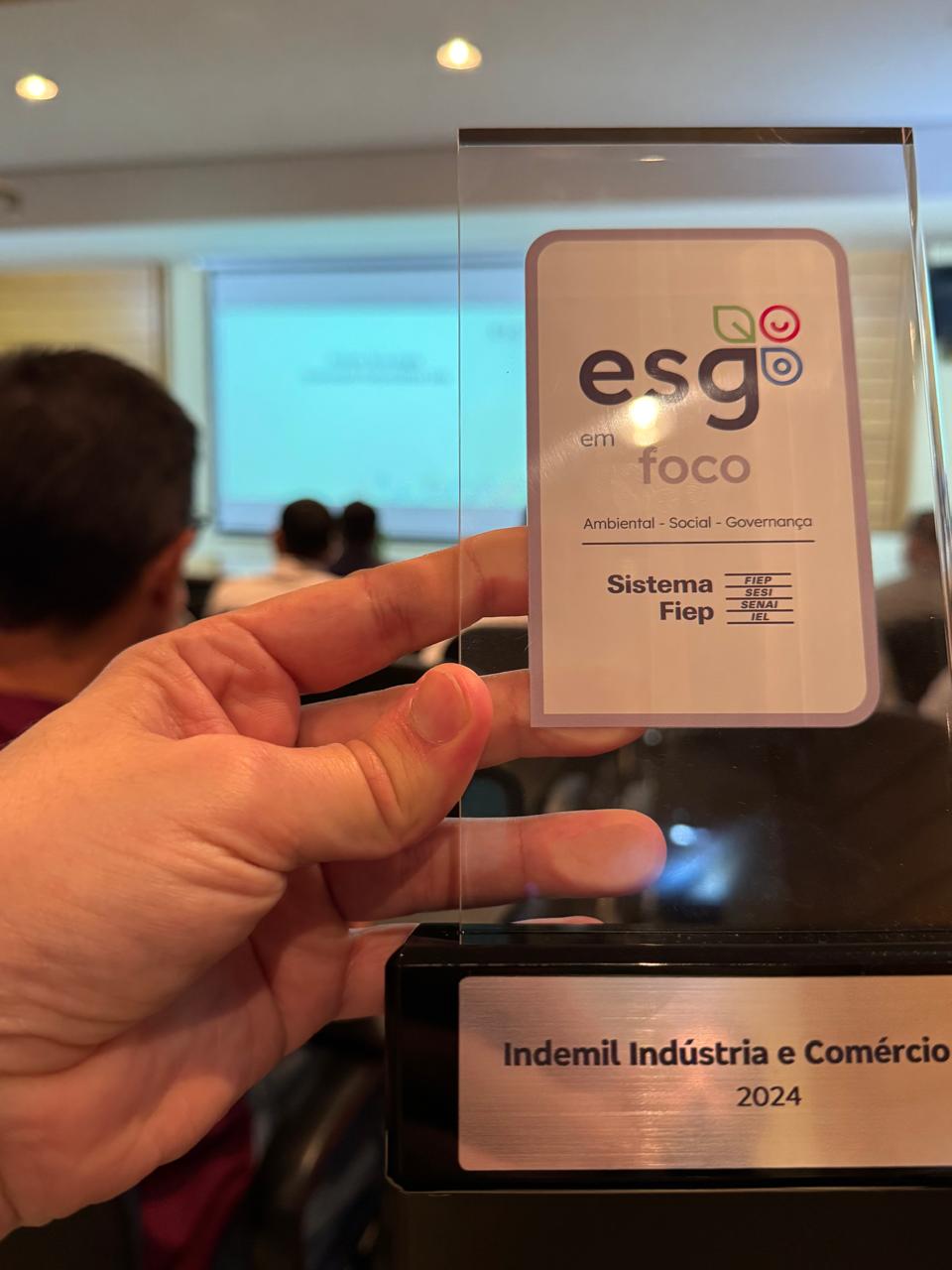 Indemil conquista o Selo ESG em Foco 2024 - Indemil